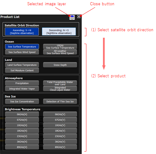 AMSR Viewer | User's Guide