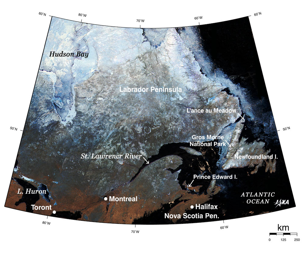 Shield memorizing impact craters: Labrador Peninsula, Canada | 2004 ...